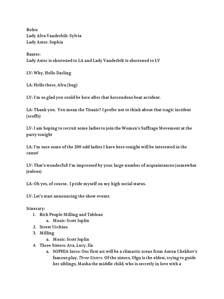 Announcer Script | PDF | Pygmalion (Play) | Entertainment