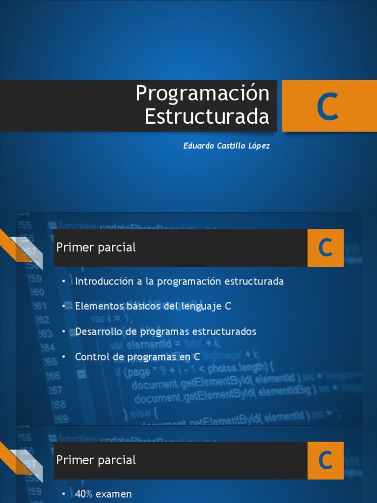 Programación Estructurada.pdf | PDF | C (lenguaje de programación) | Lenguaje de programación