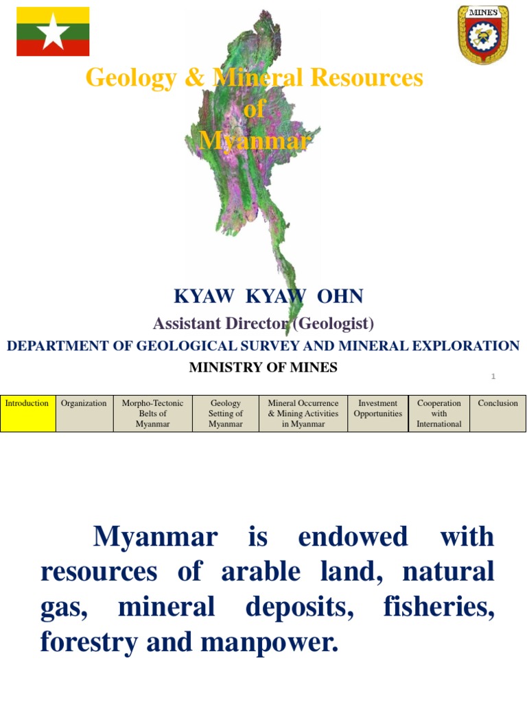 Geology & Mineral Resources of Myanmar.pdf | Mining | Geology