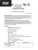 Detailed Lesson Plan - Narrative Writing | PDF | Plot (Narrative ...