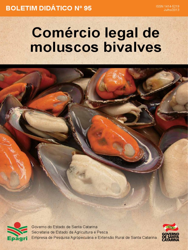 Cartilha Epagri - Moluscos Bivalves PDF | Download grátis PDF ...