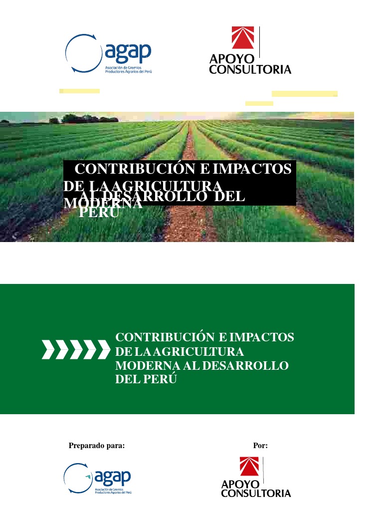 Contribucion E Impactos De La Agricultura Moderna Al Desarrollo Del