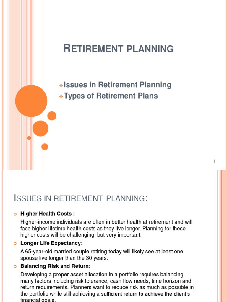 E.Types of Retirement Plans-1 | PDF | Individual Retirement Account ...