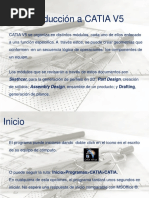 MANUAL Iniciacion A GENERACION DE PLANOS Con CATIA V5 | PDF | Ventana ...