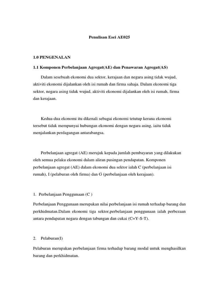 Penulisan Esei Ae025 Pdf