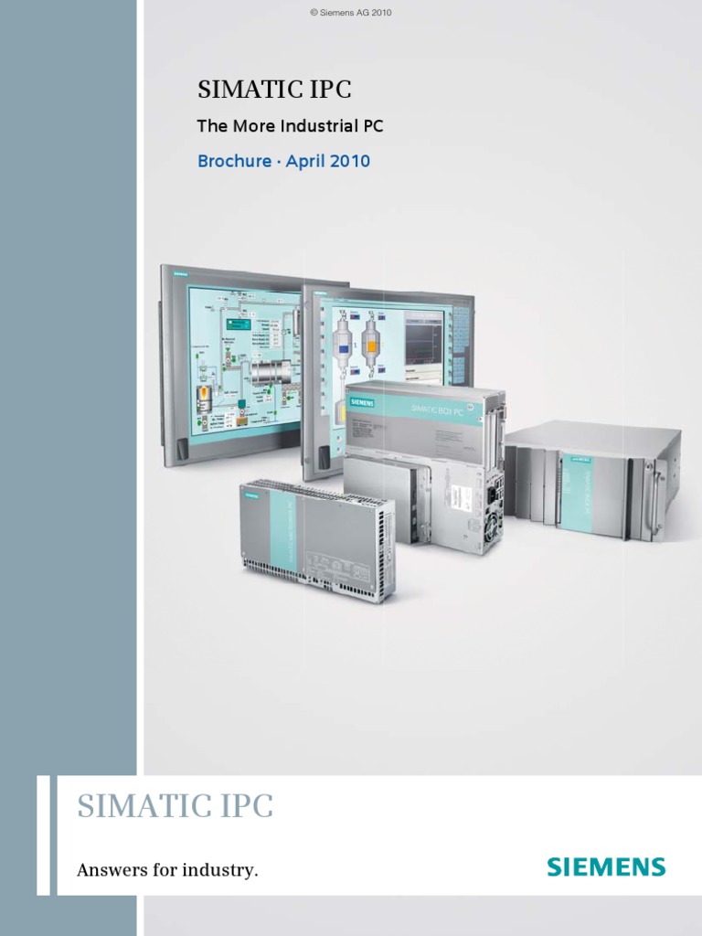 Brochure Simatic Industrial Pc En Download Free Pdf Personal