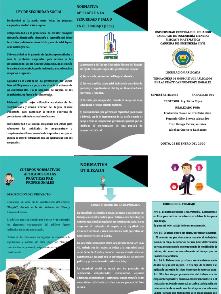 TRIPTICO | Seguro | Justicia