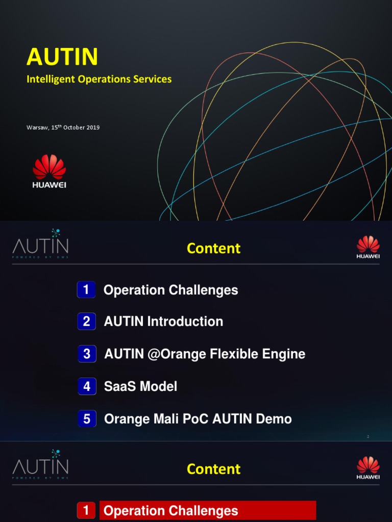 Autin - Huawei PDF | PDF | Automation | Cloud Computing