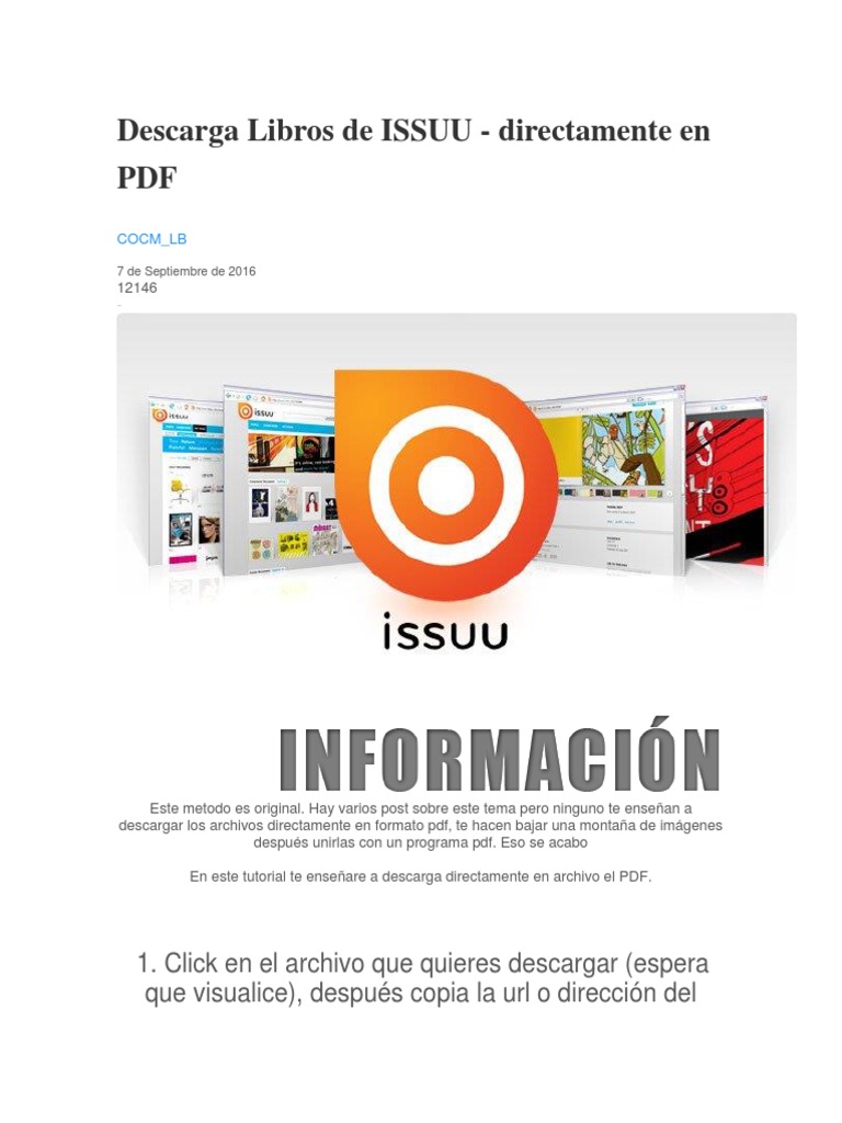 Descarga Libros de ISSUU | PDF