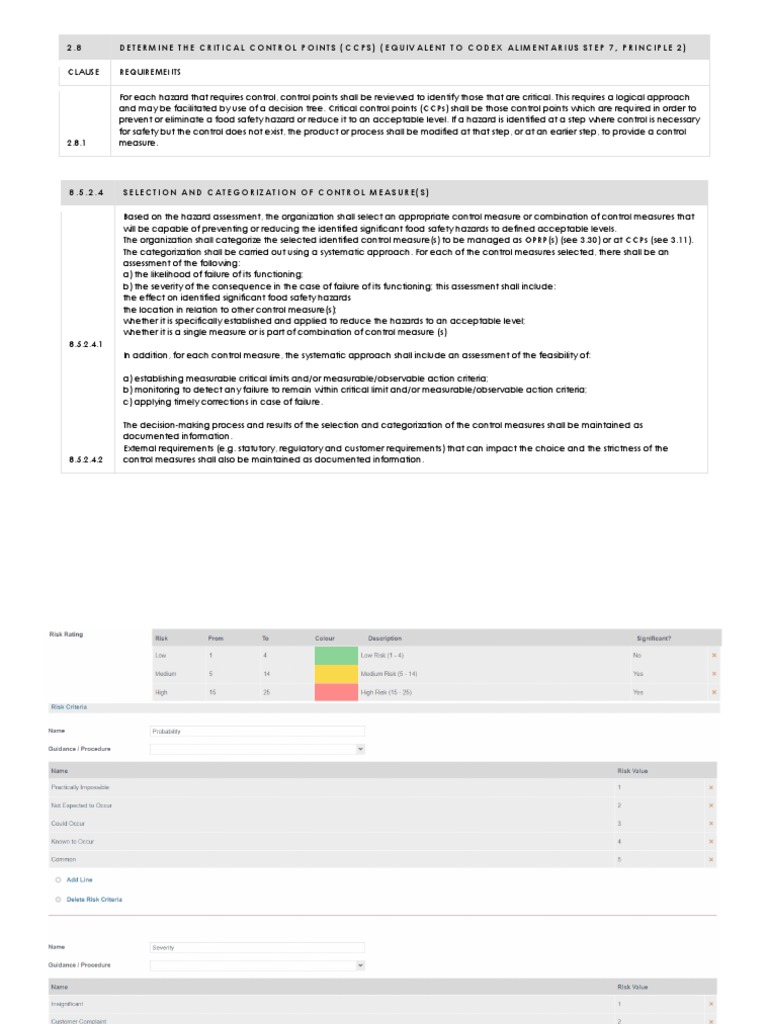 Differences between PRP, oPRP and CCP | Hazards | Food Safety