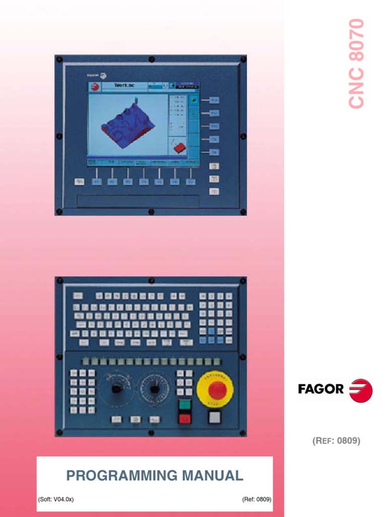 Fagor CNC8070 Programm | PDF | Numerical Control | Computer Virus