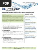 Safety Bow Tie Diagram Guide | PDF | Hazards | Safety