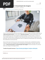 Manchas de Rorschach: Tabela 1 - Pranchas e Seus Significados | PDF ...