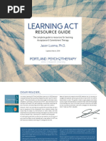 ACT Case Formulation Template v2.0 | PDF | Thought | Self