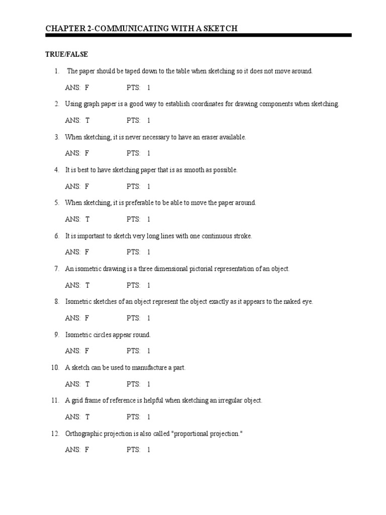 Test Bank For Print Reading For Engineering and Manufacturing ...