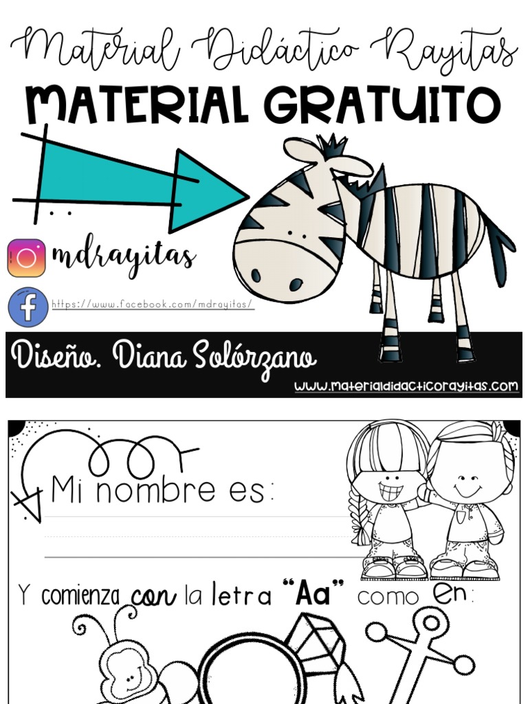 Mi Nombre Es y Comienza Con La Letra PDF | PDF | Naturaleza