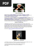 Restituto "Restie" Umali: Music Legacy | PDF | Entertainment ...