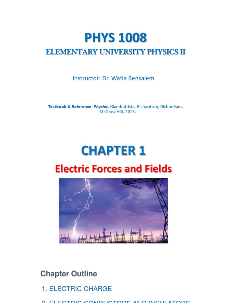 ch1 PDF | PDF | Electric Charge | Electric Field