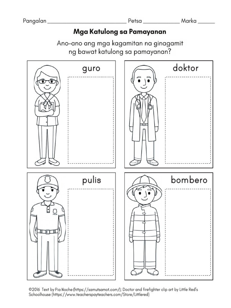 Mga Katulong Sa Pamayanan 1 PDF | PDF