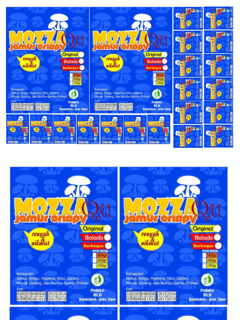 Stiker Jamur Crispy | PDF