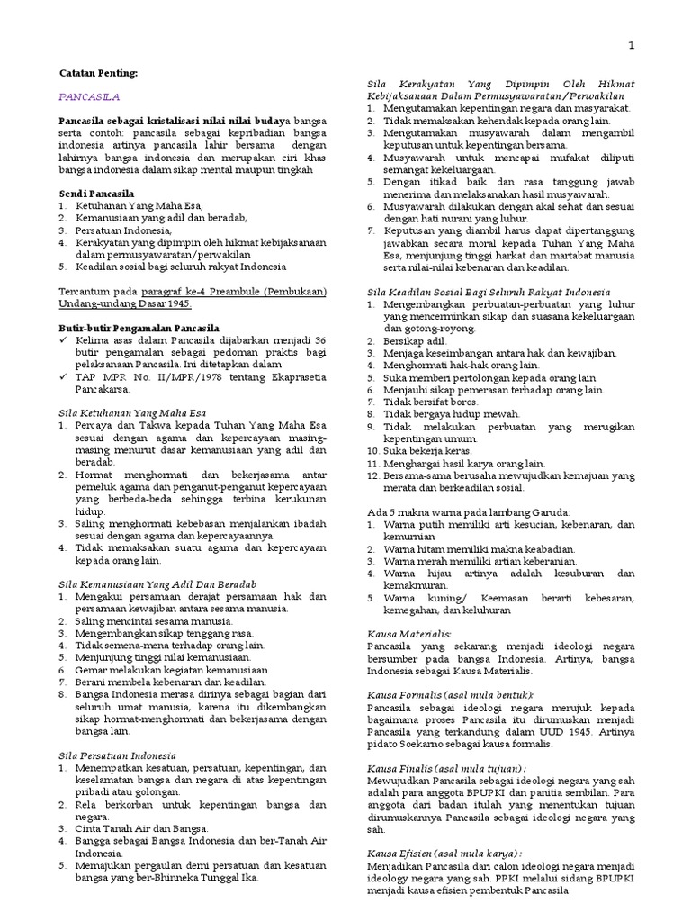 Catatan Penting Peristiwa | PDF | Filsafat