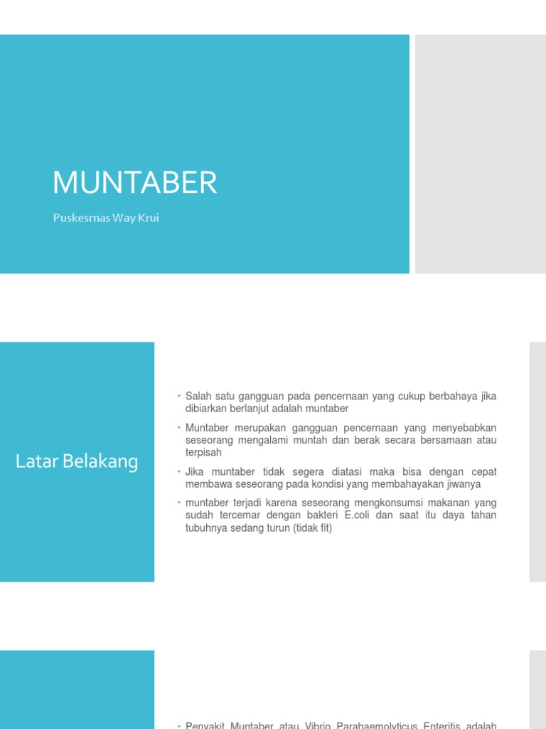 Penyakit Muntaber: Gejala dan Penanganan | PDF | Kesehatan Holistik ...