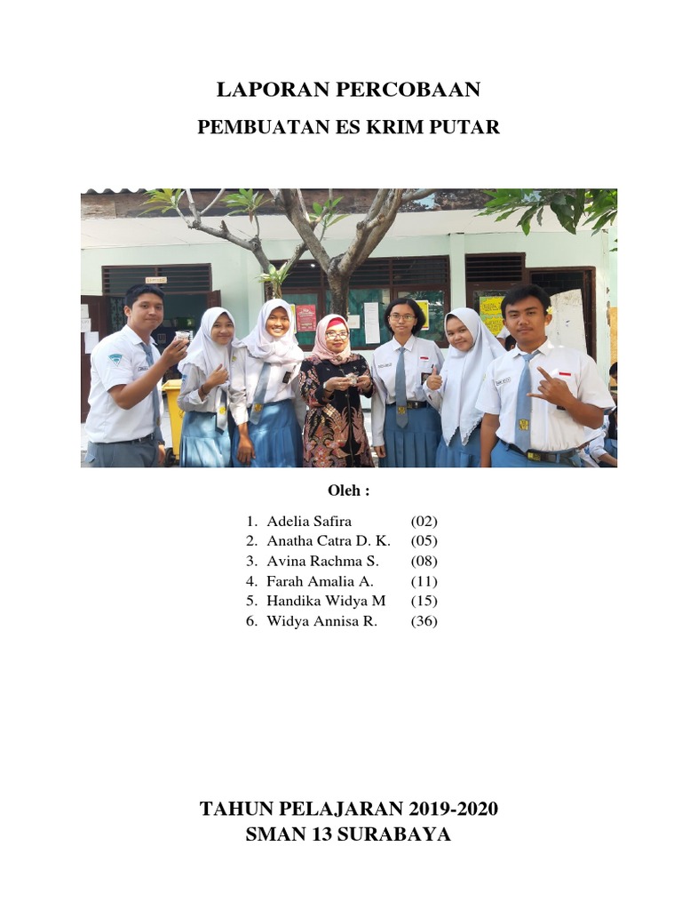 Laporan Percobaan Es Putar | PDF