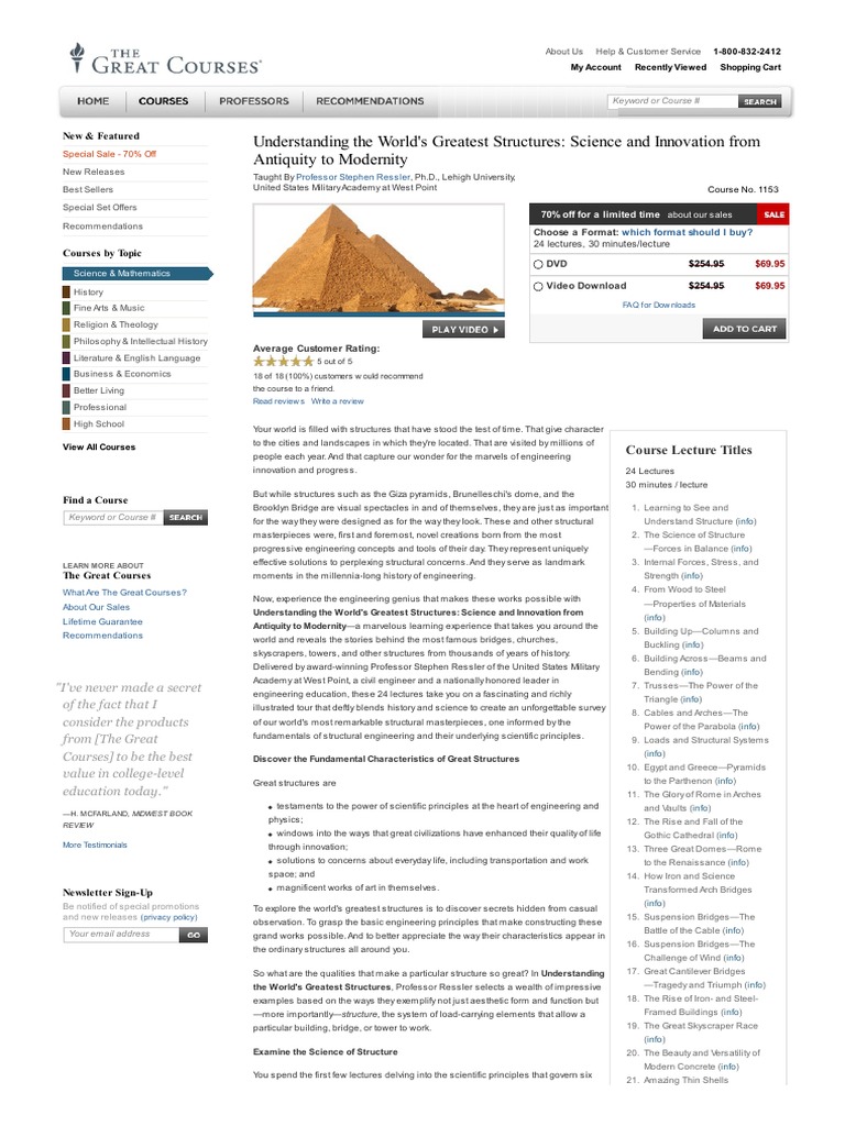 Understanding The World's Greatest Structures (Description) PDF | PDF ...