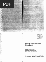 HandBook of Structural Steelwork | PDF | Beam (Structure) | Bending