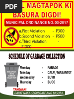 Manila's Tapat Ko, Linis Ko Ordinance | PDF