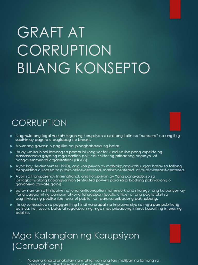 Powerpoint (Corruption & Graft) | PDF