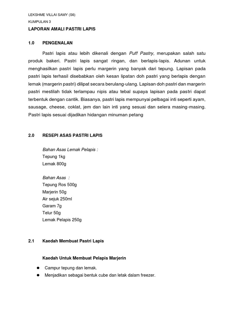 Laporan Pastri | PDF
