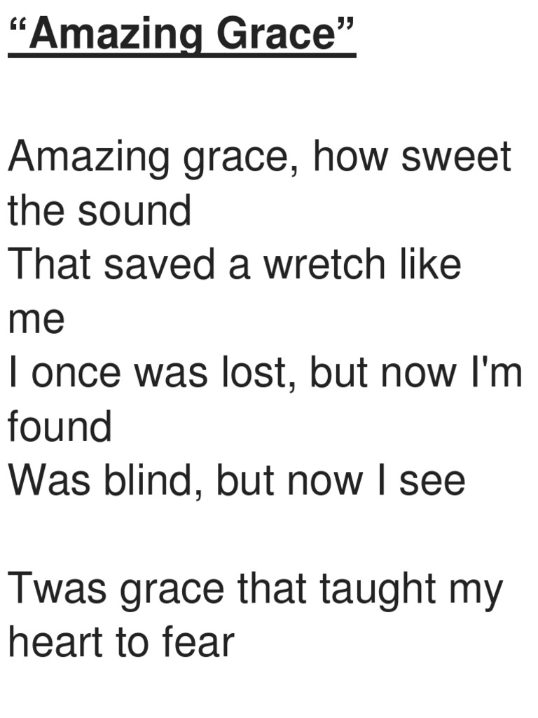 Amazing Grace | PDF