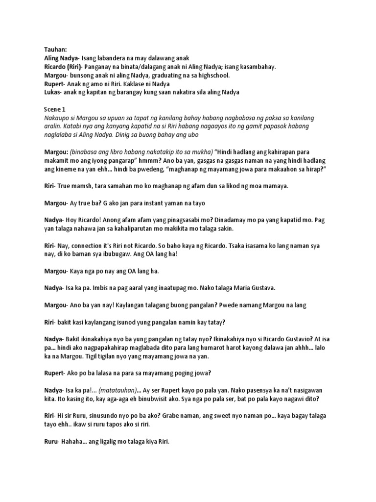 Short Story Drama | PDF