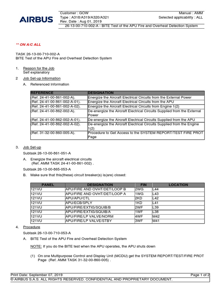 Apu Fire Test | PDF | Airliner | Jet Aircraft