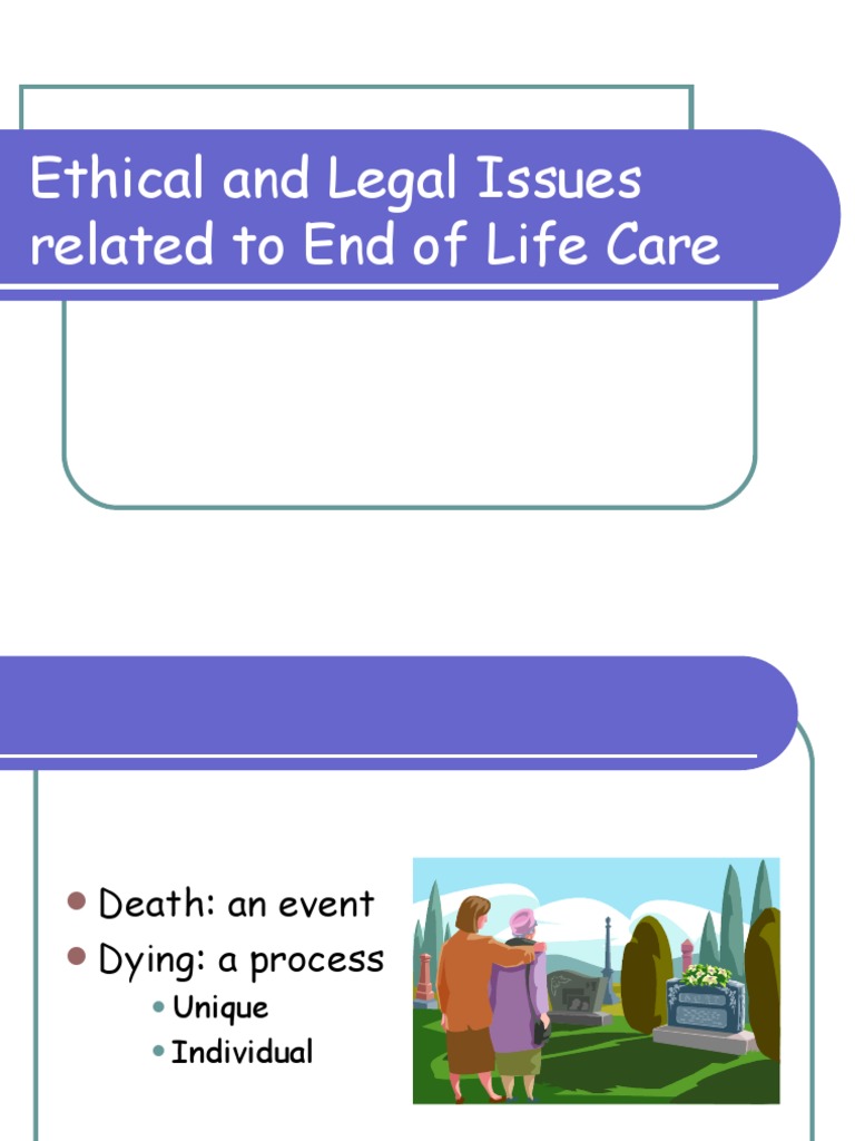 End of Life Power Point - Death & Dying | PDF | Medical Ethics ...