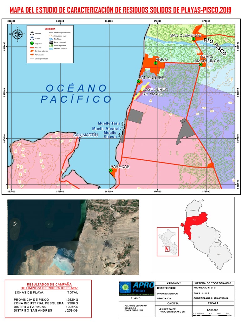 Mapa de Ec-Rr - SS Playas Pisco | PDF | Naturaleza