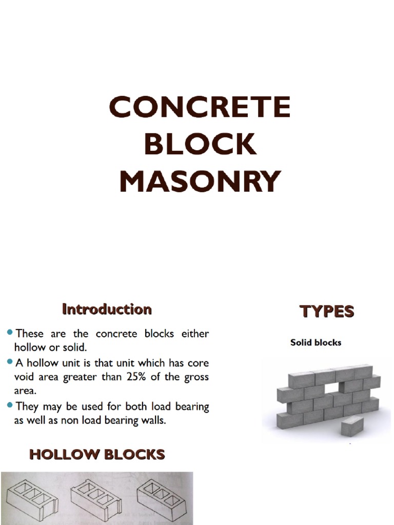 Concrete Blocks | PDF | Concrete | Soil
