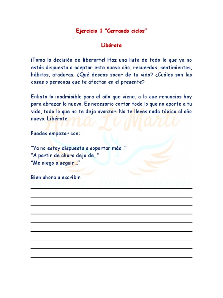 Ejercicios Cerrando Ciclos | PDF