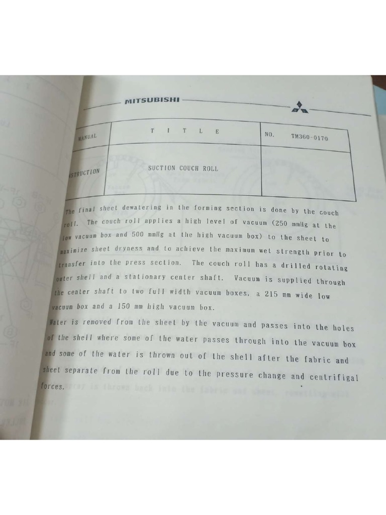 Couch Roll Paper Machine | PDF