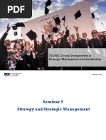 Sample Strama | Cargo | Strategic Management