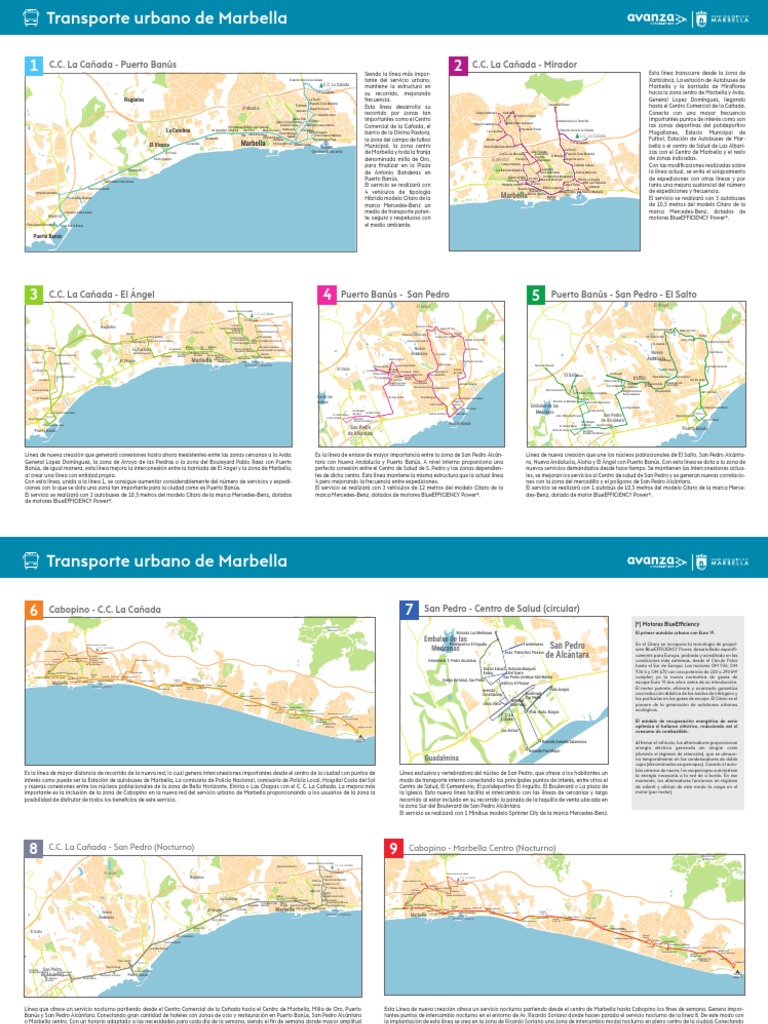 Mapa Marbella | PDF | Transporte | Business