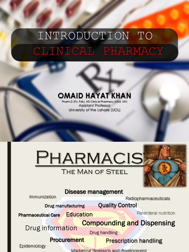 1 Introduction Clinical Pharmacy 2 | PDF | Pharmacy | Pharmacology