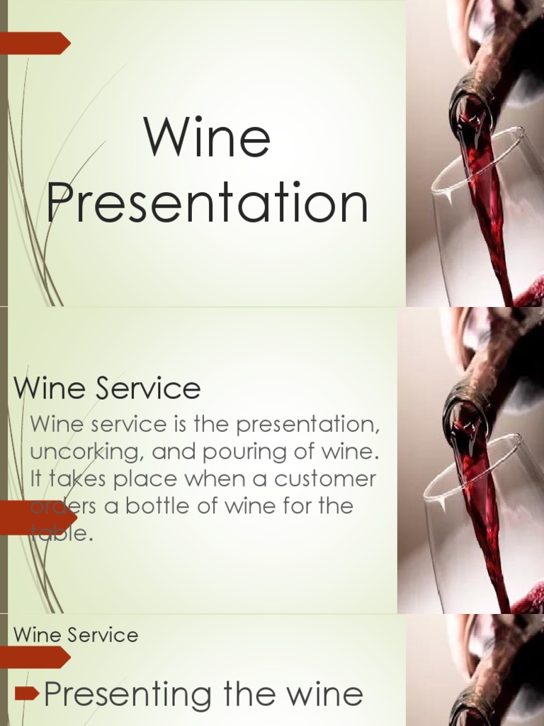 Wine Presentation | PDF