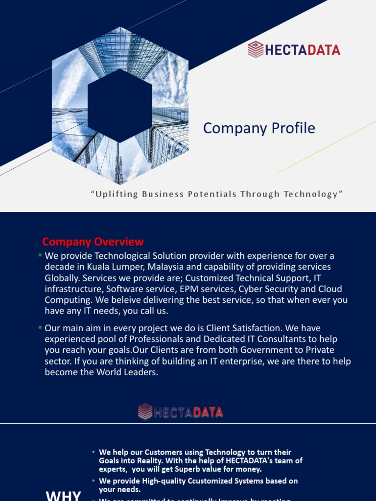 HectaData - Company Profile | PDF | Cloud Computing | Virtualization