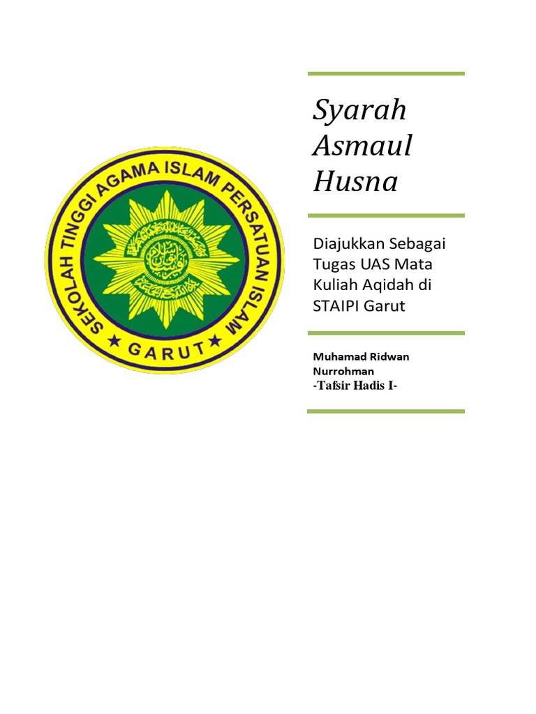 Syarah Asmaul Husna | PDF