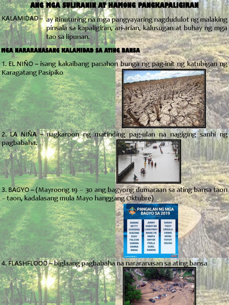 Suliraning Pangkapaligiran | PDF