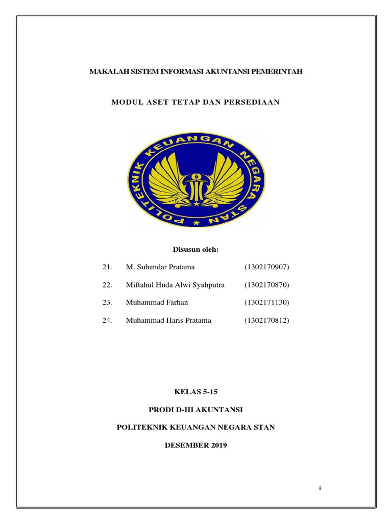 Modul Aset Tetap & Persediaan | PDF | Pengelolaan Keuangan & Uang