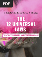 The 12 Universal Laws Explained | PDF | Dream | Universe