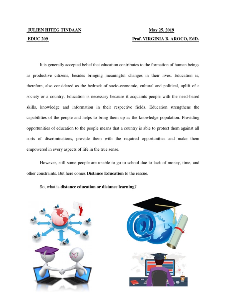 Position Paper-2 | PDF | Distance Education | Educational Technology